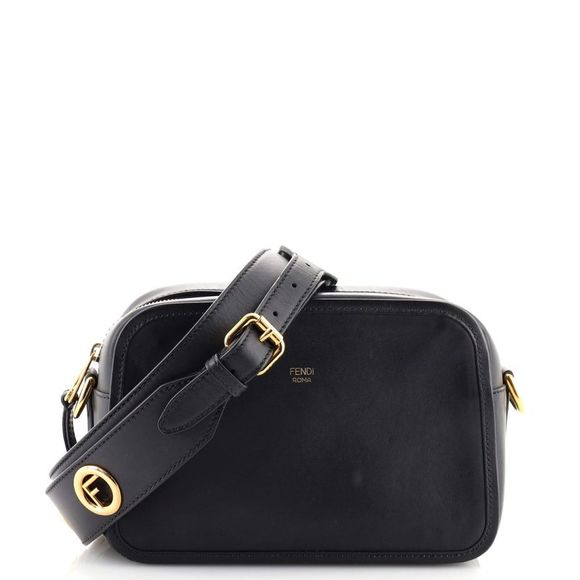 Fendi | Bags | Fendi F Is Fendi Camera Bag Leather Small Black | Poshmark
